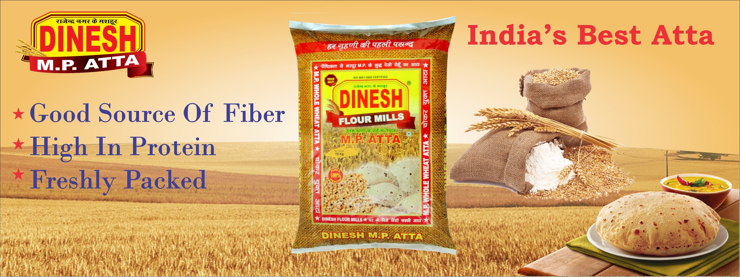 Why You Should Try Dinesh Flour Mills Atta Once