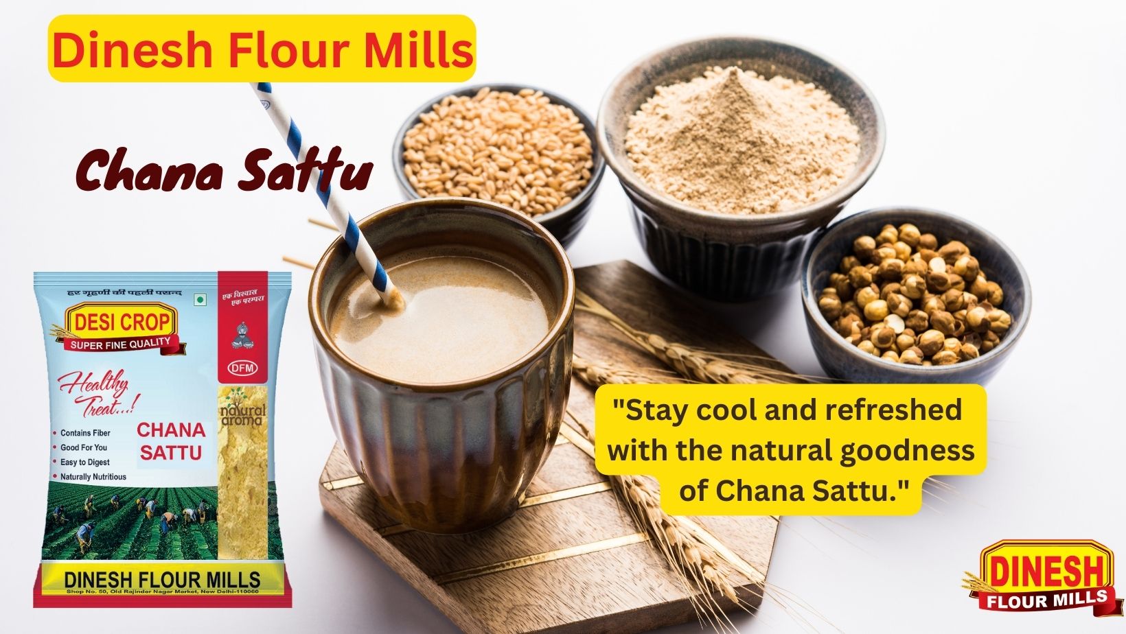 Chana Sattu Recipes - Roasted Gram Flour – Dinesh Flour Mills