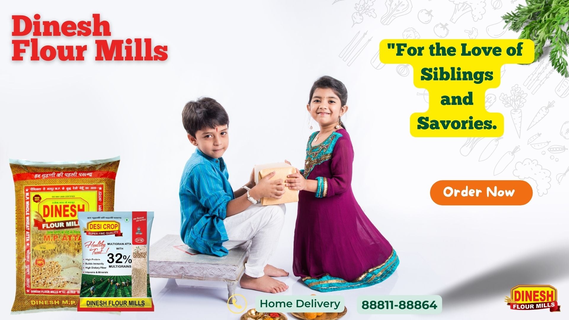Celebrating Rakhi with the Richness of Dinesh Flour Mills