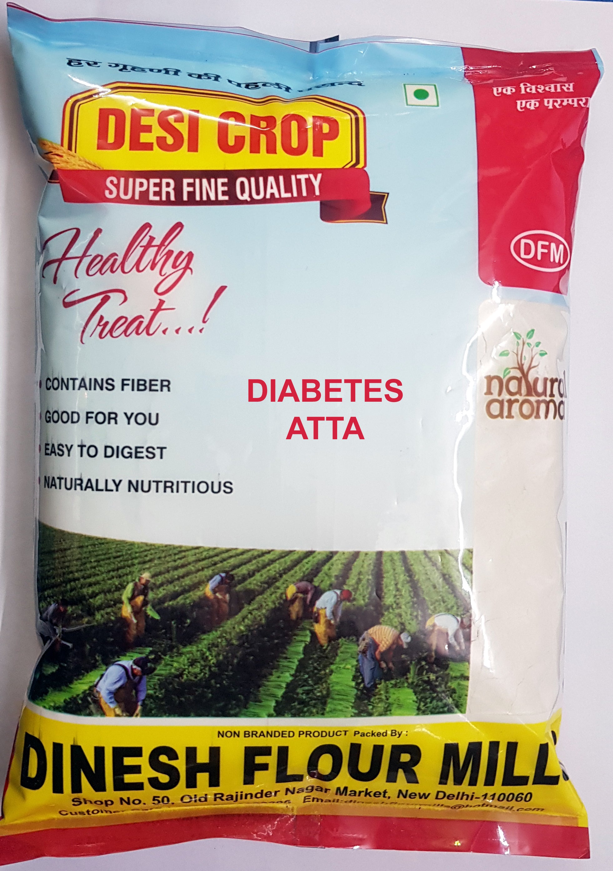 Diabetes Atta - Flour for Diabetics -Slow sugar release Atta – Dinesh ...