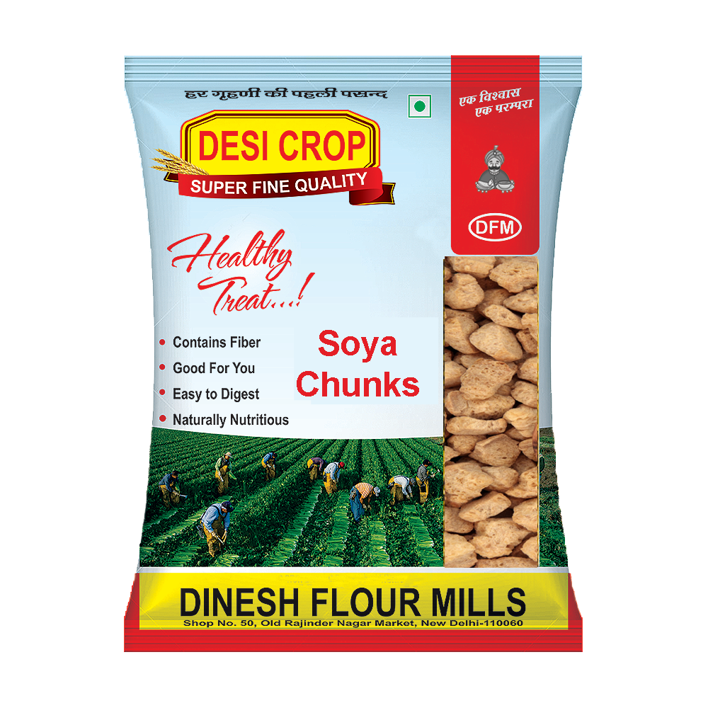 Buy Soya Chunks - 500gms – Dinesh Flour Mills