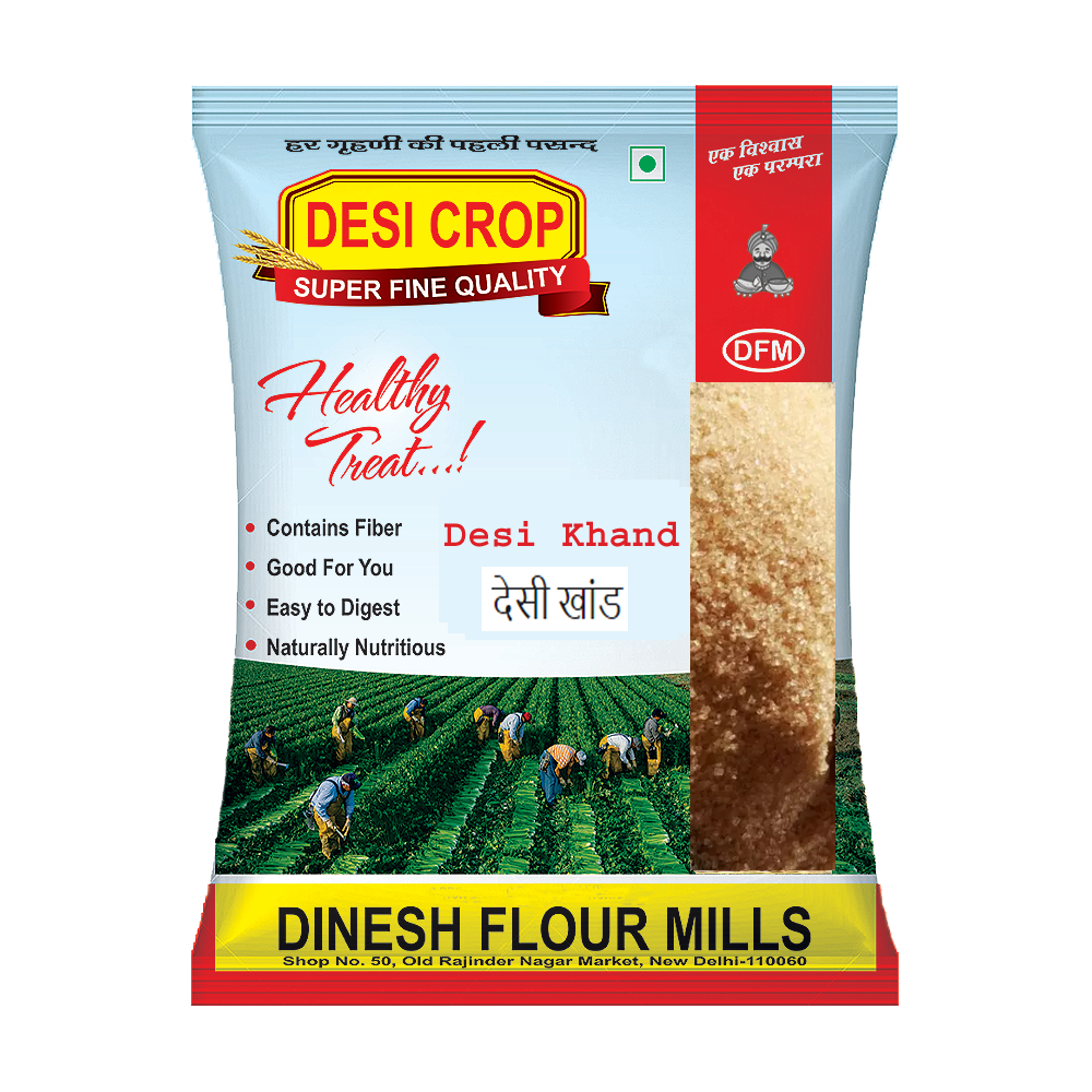 Buy Desi Khand - 1Kg - Desi Sweetener of India – Dinesh Flour Mills